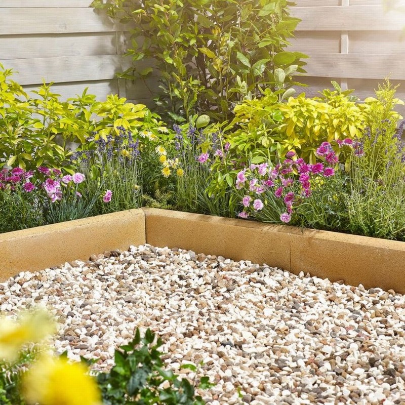 Round Top Edging - Buff - Highdown Garden Centre