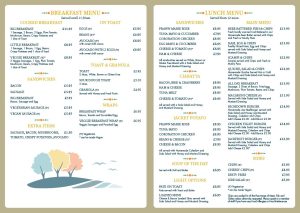 Menus - Highdown Garden Centre